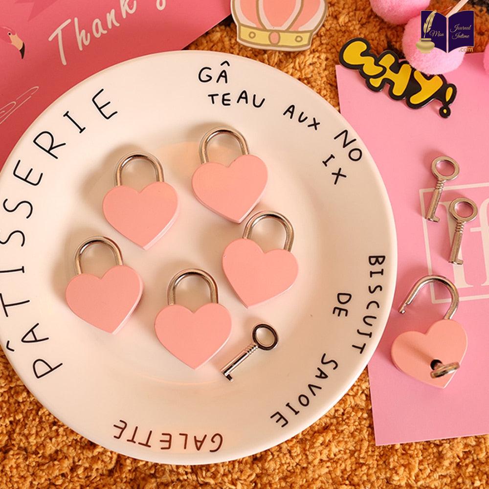 Cadenas journal intime rose – Mon Journal Intime