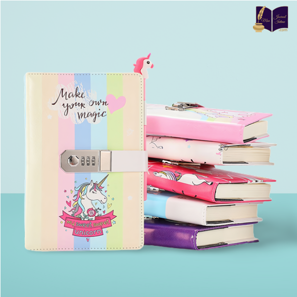 Journal intime licorne avec code – Mon Journal Intime